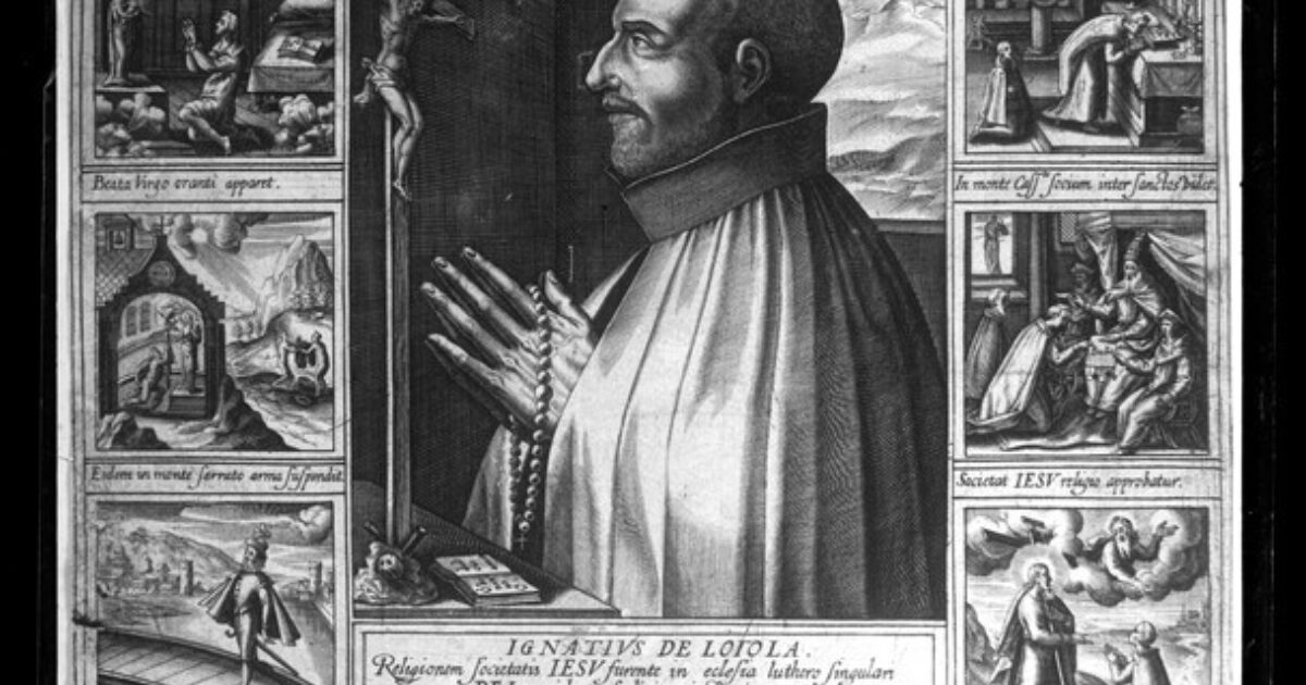 Tot in detail | Prent Ignatius van Loyola